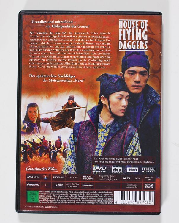 DVD HOUSE OF FLYING DAGGERS - Takeshi Kaneshiro, Ziyi Zhang (Gebraucht ...