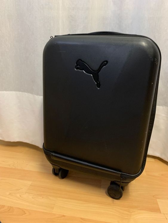 Schwarzer Puma Hartschalenkoffer Trolley Reisekoffer Handgep (Gebraucht ...