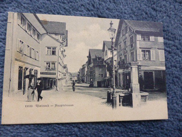 Rheineck,Lichtdruck,Hauptstrasse,Tschudi-Gold,Leute,Gewerbe (Gebraucht) in Lausen für CHF 15 ...