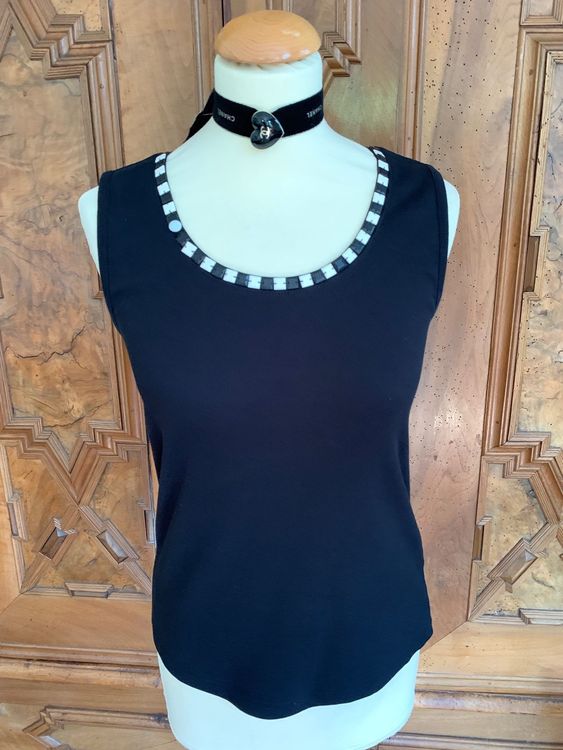 BASLER TOP Schwarz mit Applikation Gr 38DE | Kaufen auf Ricardo