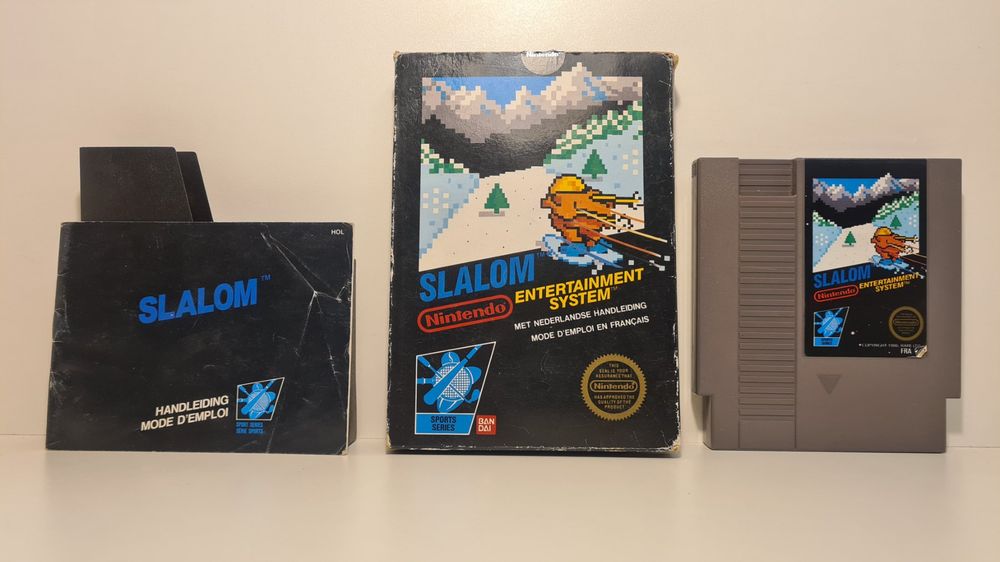 SLALOM - 5 Screw Erstausgabe - CIB / Pal B Nintendo NES (Gebraucht) in ...