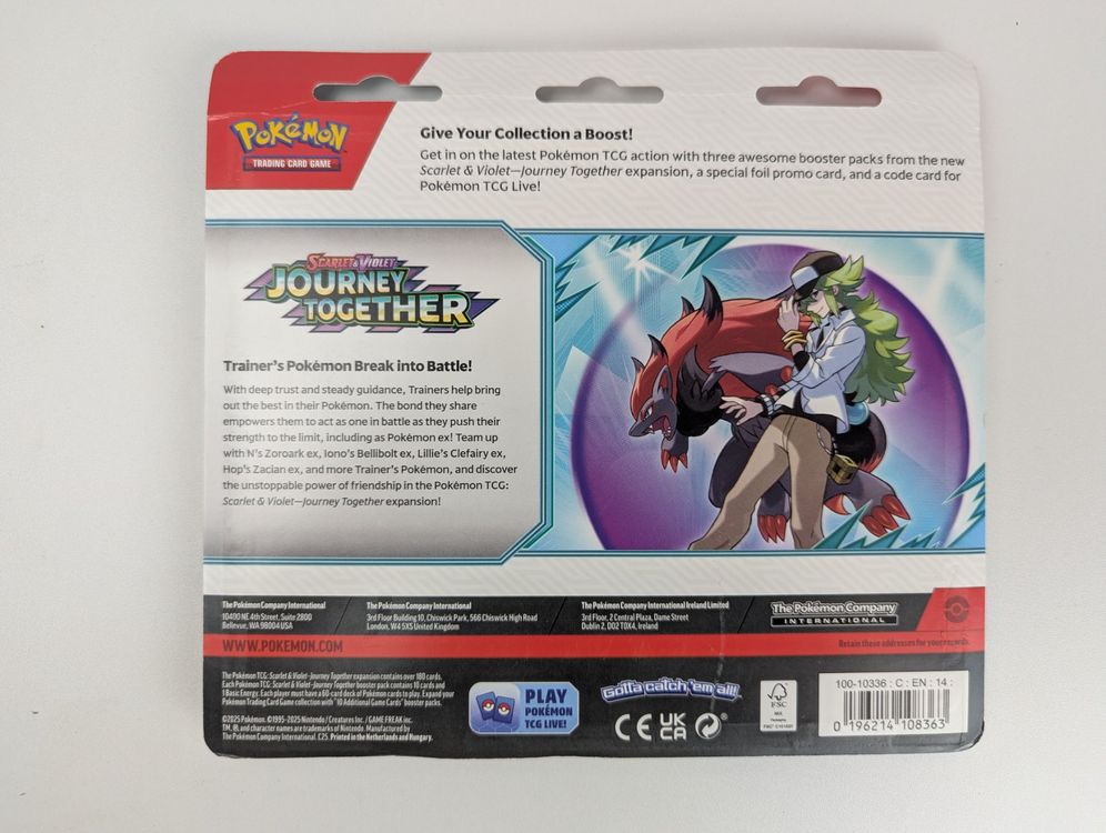 3 Packs Pokémon EV 09 Journey Together - Yanmega (Neu und ...