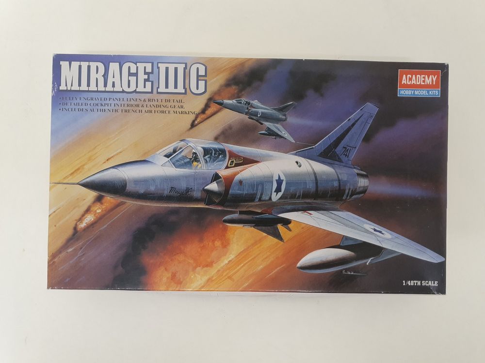 Academy Kit MIRAGE III C, 1:48, Art. 1622 - Rarität! (Neu (gemäss ...