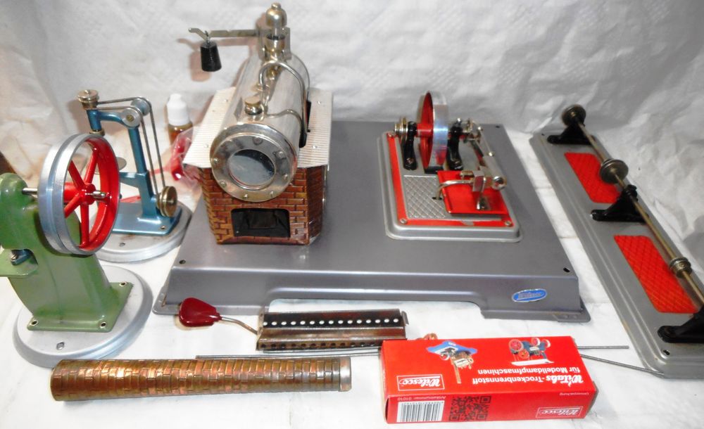 Dampfmaschine Wilesco D12 Zubehör und drei Antriebsmodelle (Gebraucht ...