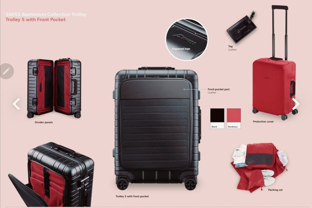 SWISS Trolley S Alu-Kollektion. NEU und nicht im Handel (Neu und ...