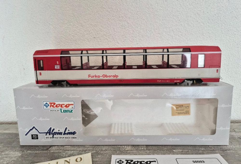 ROCO Alpin Line Spur 0m 1:45 FO Panoramawagen, Nr, 50503 OVP (Neu ...