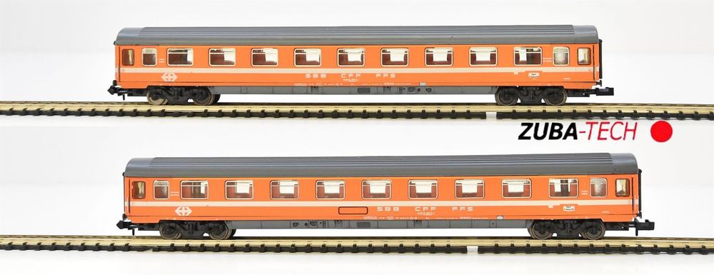 Minitrix 2x Personenwagen SBB Spur N GS (Gebraucht) in St. Gallen für CHF 7.5 – mit Lieferung ...