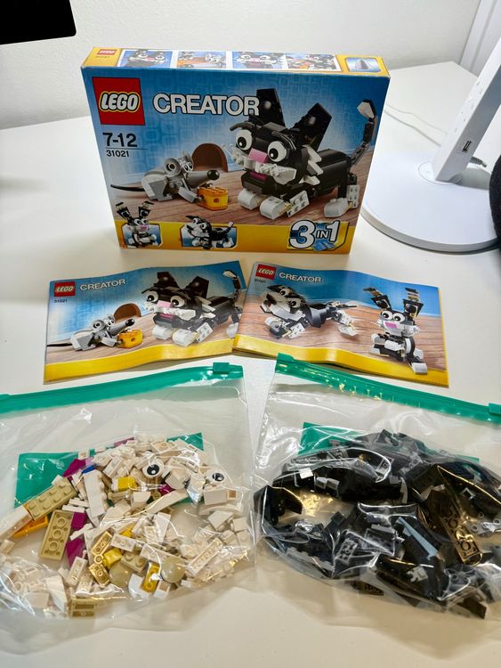 Lego 31021 Creator 3 in 1, Katze mit Maus, komplett (Gebraucht) in ...