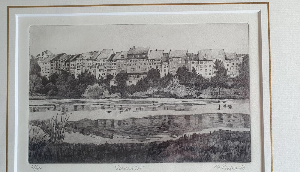 Bild - Altstadt Wil, Lithographie M.Reinhardt (Gebraucht) in Kreuzlingen für CHF 80 – mit ...