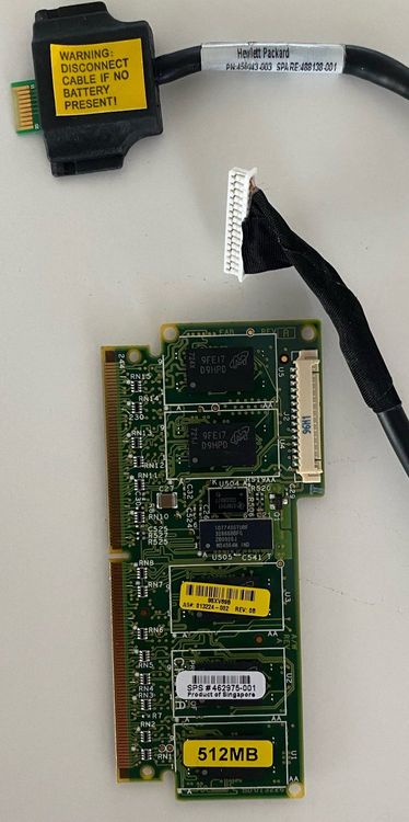 HP 512MB Battery Backed Write Cache Memory Module sans batt. (Gebraucht ...