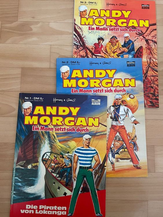 Andy Morgan Bastei Verlag 1-3, komplett, wie neu | Kaufen auf Ricardo