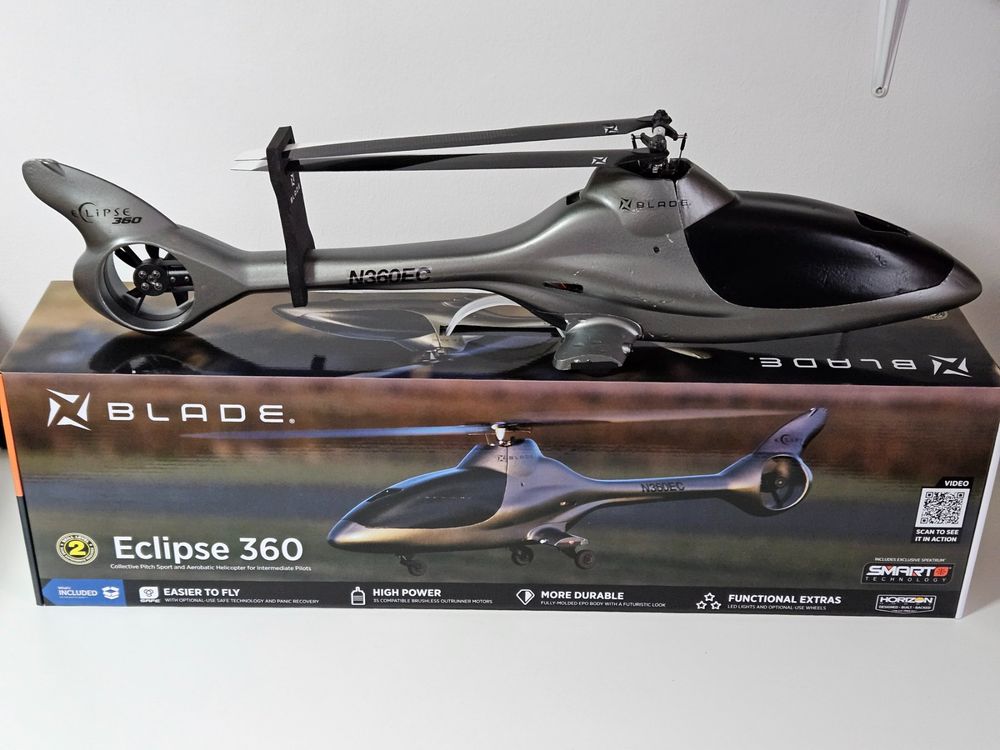 Blade Helikopter Eclipse 360 AS3X, SAFE, BNF Basic (Gebraucht) in Rickenbach b. Wil für CHF 298 ...