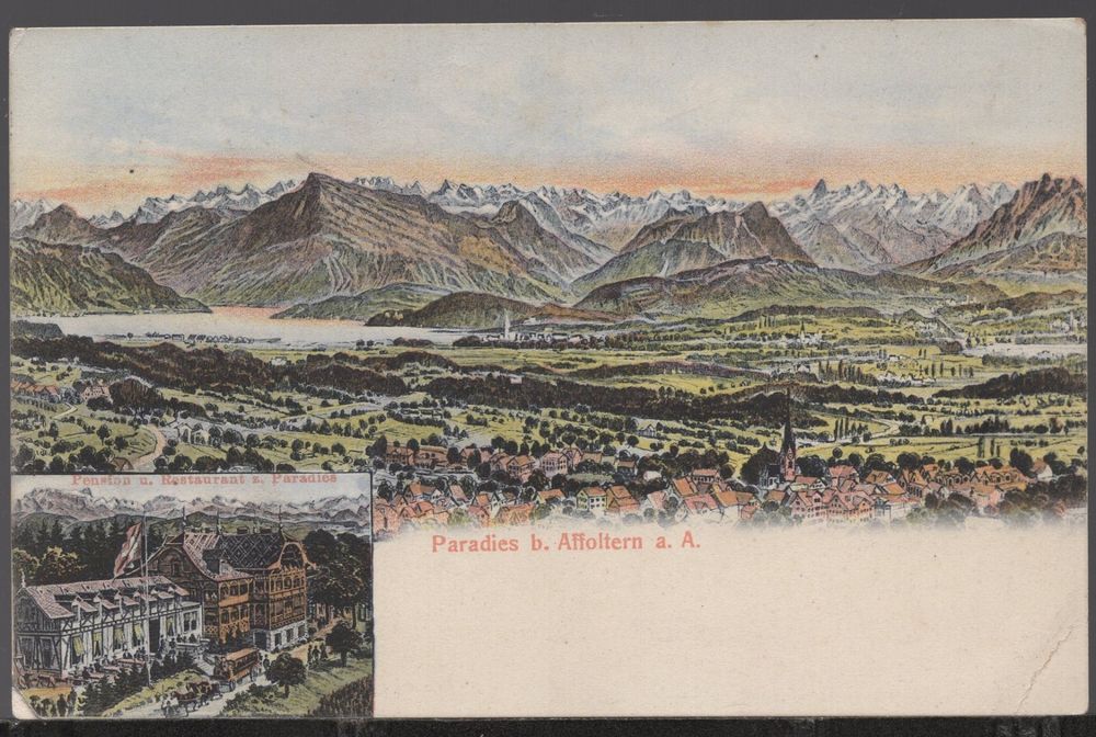 Affoltern a. A. 1910 Restaurant z PARADIES (Gebraucht) in Aarau für CHF 5 – mit Lieferung auf ...