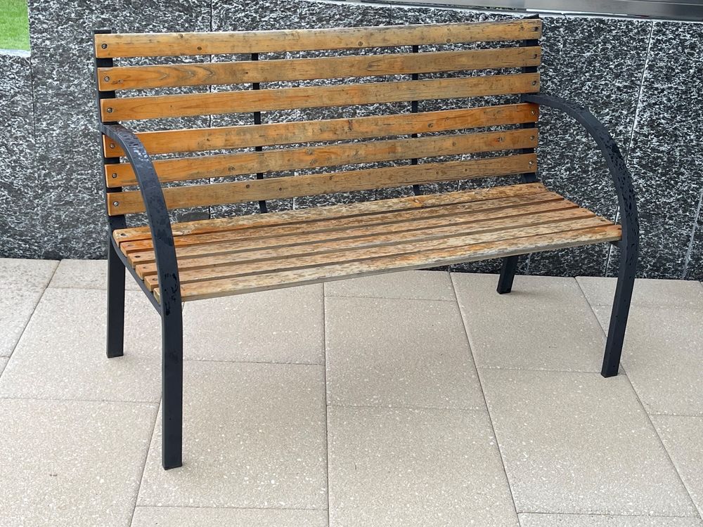 Gartenbank L/H/T 120 x 82 x 62 cm (Gebraucht) in Schöftland für CHF 79 – nur Abholung auf ...