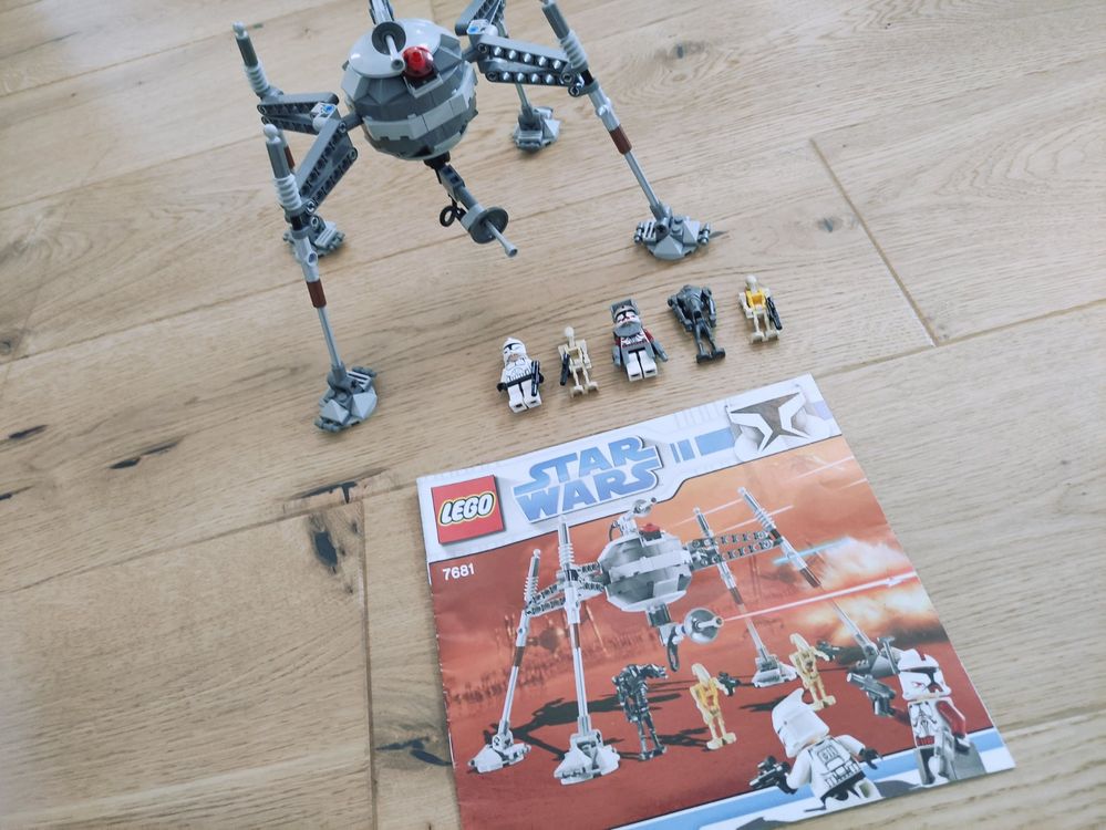 Lego Star Wars 7681 Separist Spider Droid mit Commander Fox (Gebraucht ...