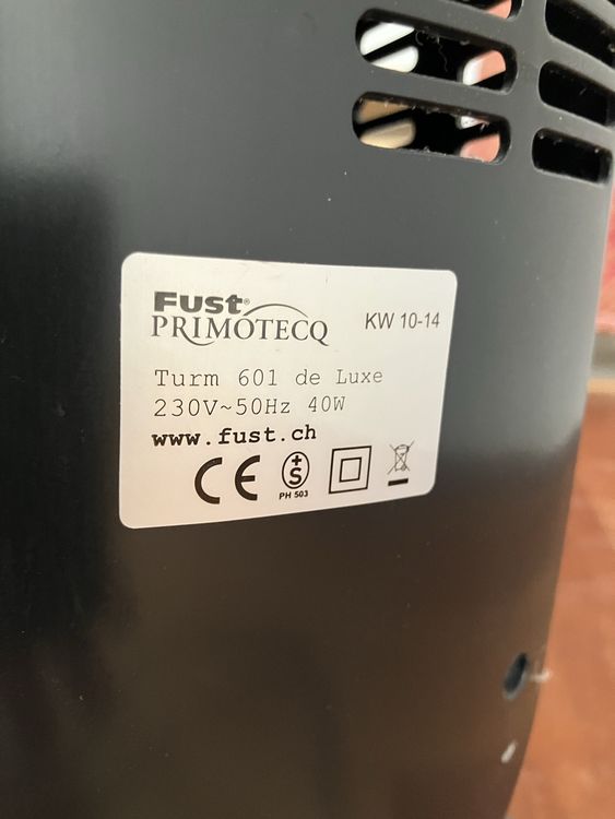 Fust Primotecq Ventilator (Gebraucht) in Zürich für CHF 10 – nur ...