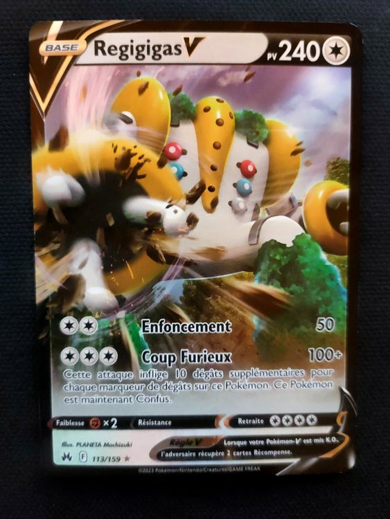 Carte Pokemon Regigigas V Zenith Supreme Français Fr | Kaufen auf Ricardo