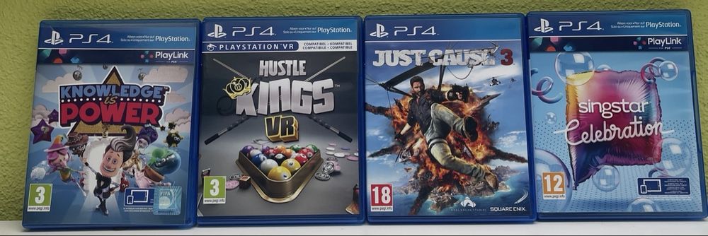 PS4 Spiele Bundle: Singstar, Just Cause, Hustle Kings! (Gebraucht) in ...
