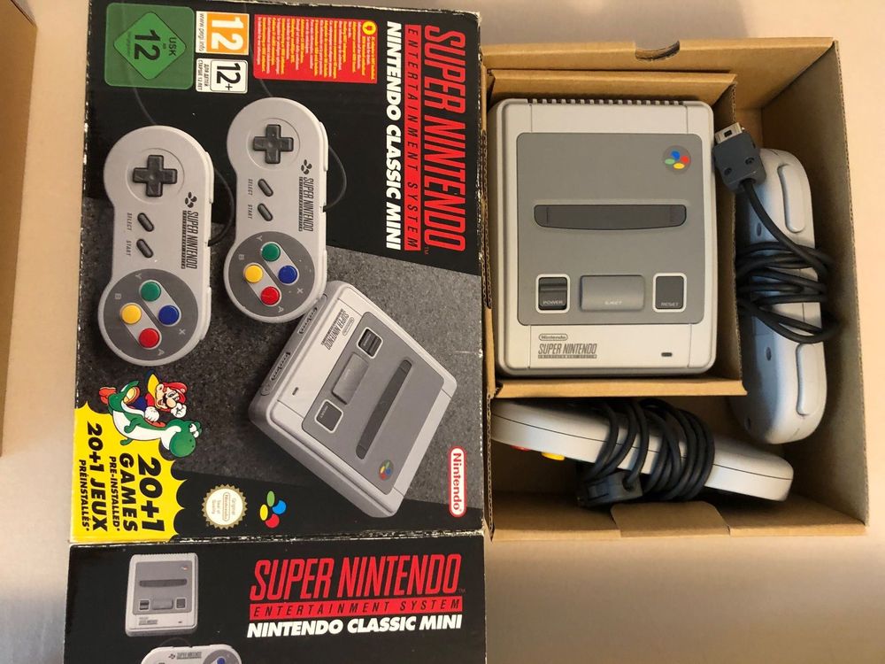 NES Mini + Playstation Mini (SNES verk.) (Gebraucht) in Allschwil für ...