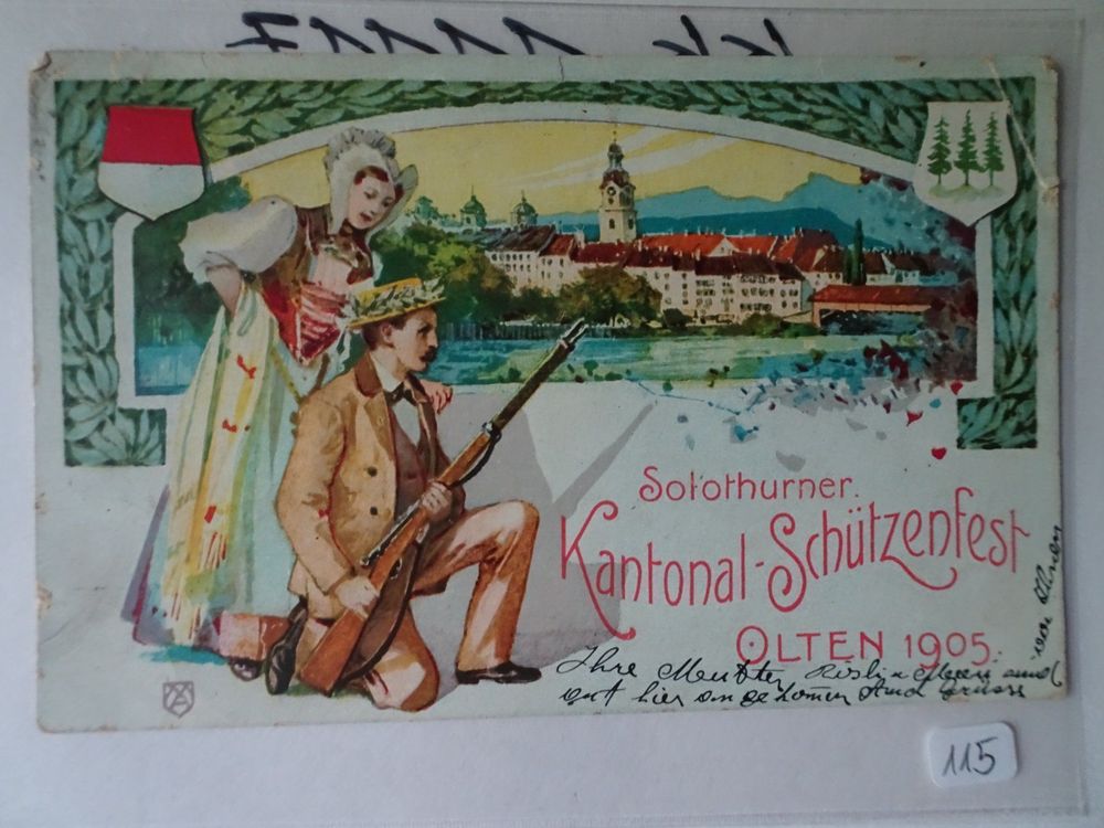 AK Solothurner Kantonal - Schützenfest Olten 1905 | Kaufen auf Ricardo
