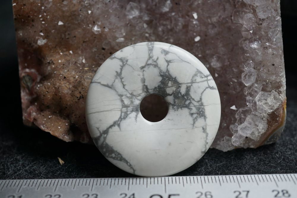 Howlith Weiss Pi Scheibe 40mm Donut ab 1.- | Kaufen auf Ricardo