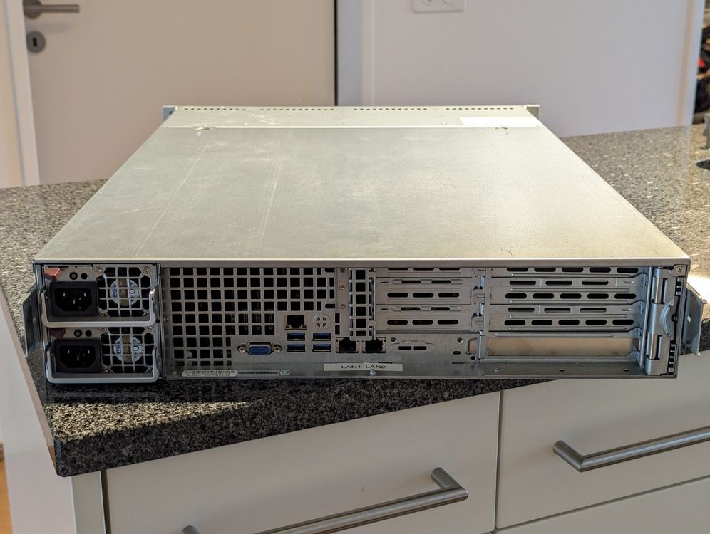 SUPERMICRO SERVER - 128 GB DDR4 RAM, 12 Cores, 8x 3.5" HDD (Gebraucht ...