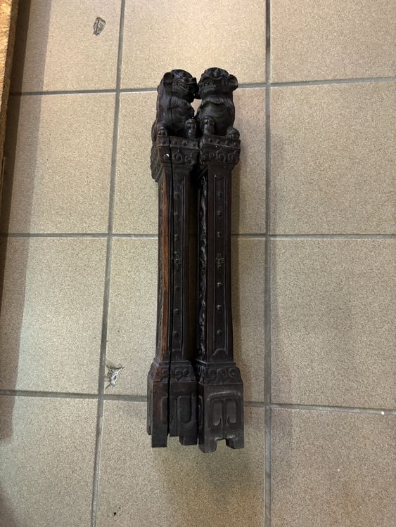 Antike chinesische Wächterfiguren, Holz, Top Zustand! 53 (Gebraucht) in ...