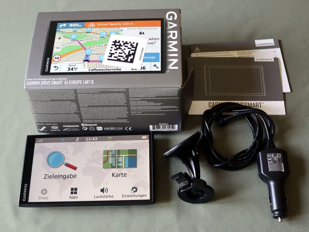 Garmin DriveSmart 61 LMT-D mit kabelloser Rückfahrkamera BC | Kaufen ...