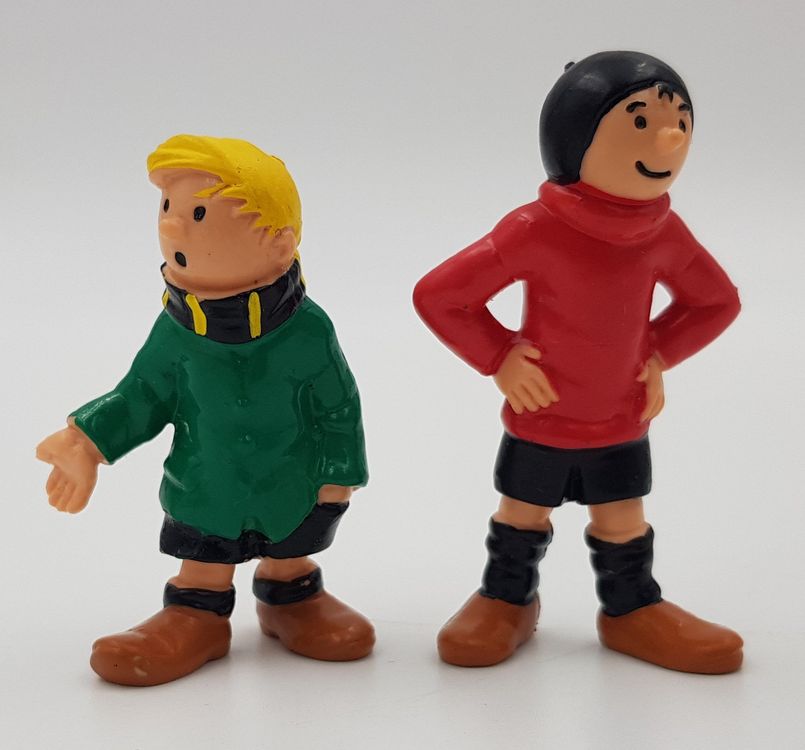 Lot 2 figurines Hergé - Quick et Flupke - Bully 1986 (Gebraucht) in St ...