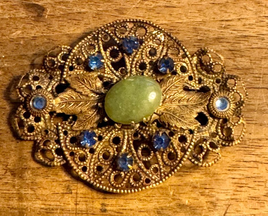 antike Brosche mit Steinen Filigran (Gebraucht) in Grabs für CHF 21 ...