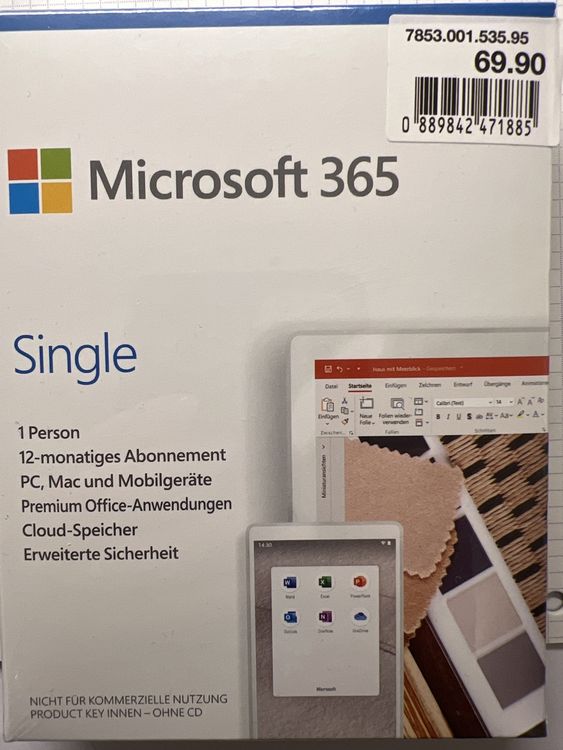 Microsoft 365 Single | Kaufen auf Ricardo