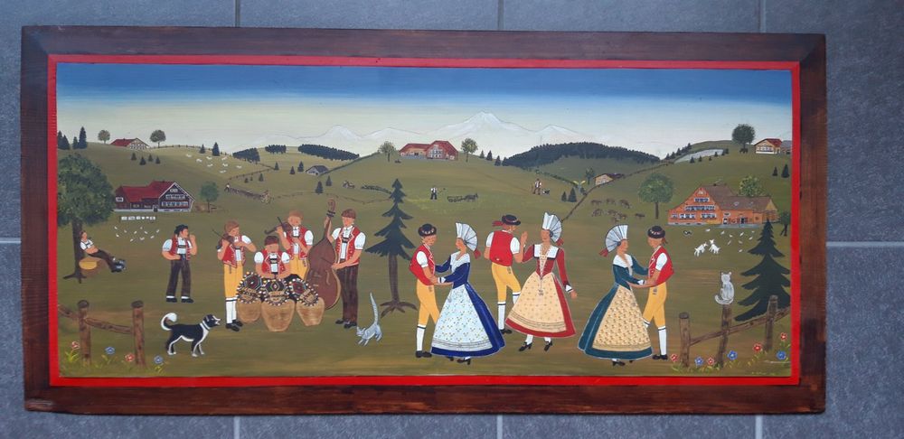 Rohner H., Bauernmalerei, Sennen, Tanz, Glocken, Appenzell (Gebraucht) in Herisau für CHF 390 ...