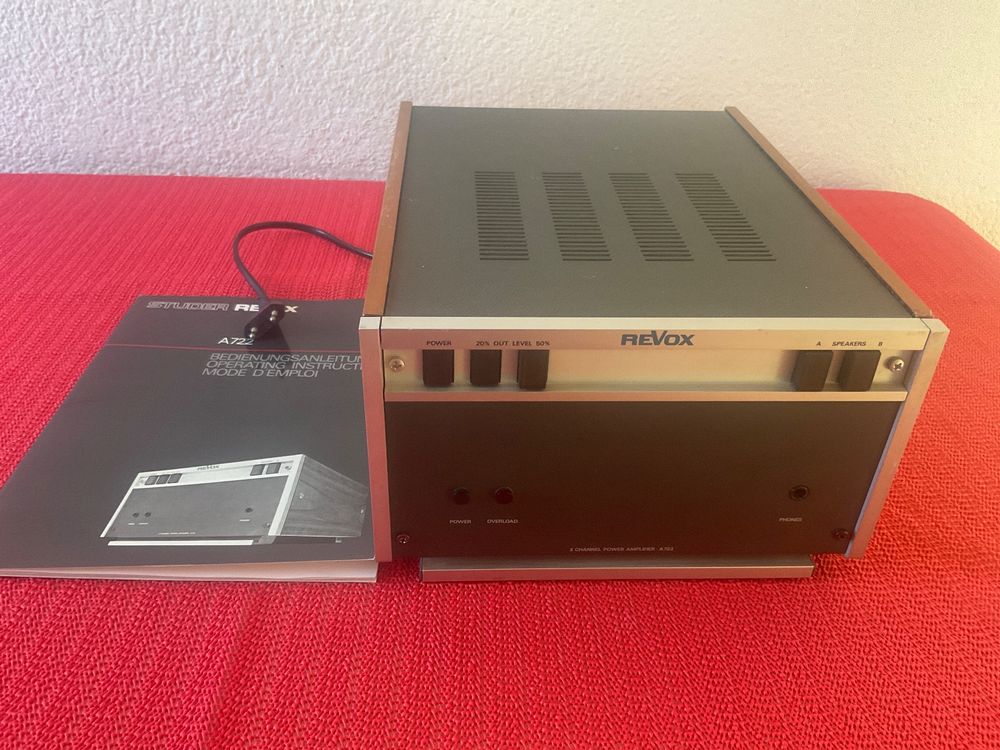 ReVox A 722 2 Channel Power Amplifier (Gebraucht) in Langenthal für CHF ...
