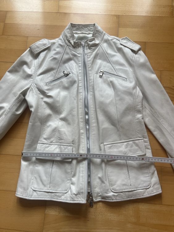 Echt Lederjacke weiss Vera Pelle Firenze (Gebraucht) in Illnau für CHF ...