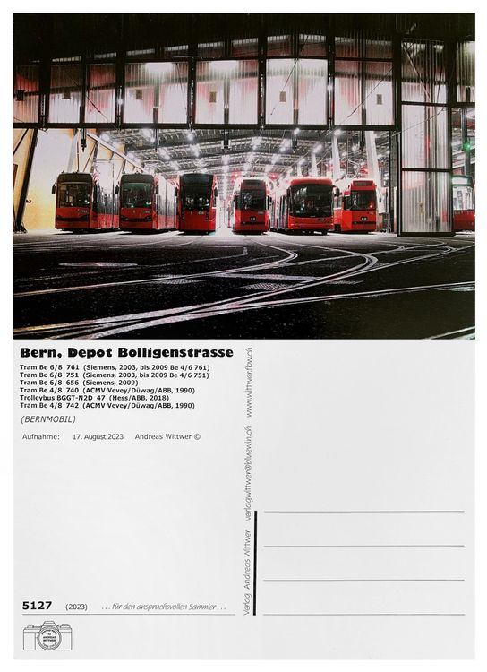 Bern Bernmobil SVB Depot Bolligenstrasse Tram Trolleybus (Neu (gemäss Beschreibung)) in Bern für ...