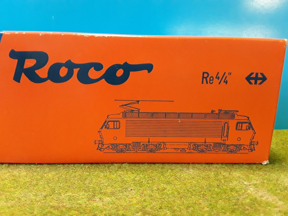 Roco 04178A Verpackung _ SBB Lokomotive Re 4/4 IV _ Spur H0 (Gebraucht ...