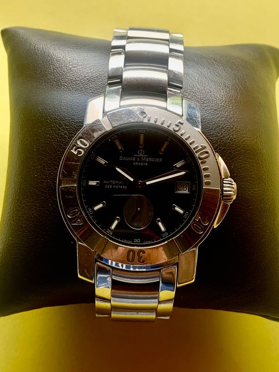 BAUME & MERCIER CAPELAND - Acier Automatic 200 meters (Gebraucht) in LE ...