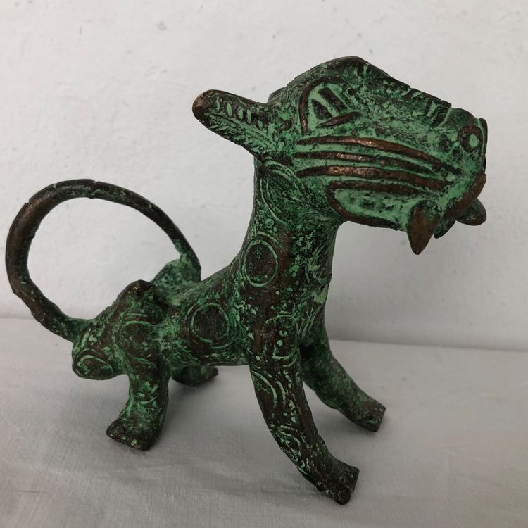 feiner alter Leopard Bronze Benin Länge 14 cm Höhe 11,5 cm (Gebraucht) in Rüthi (Rheintal) für ...