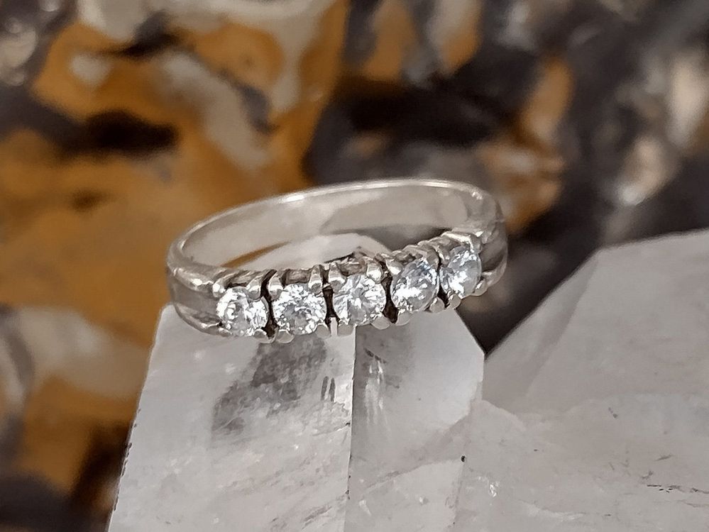 GLITZER RING IN 925 SILBER | Kaufen auf Ricardo