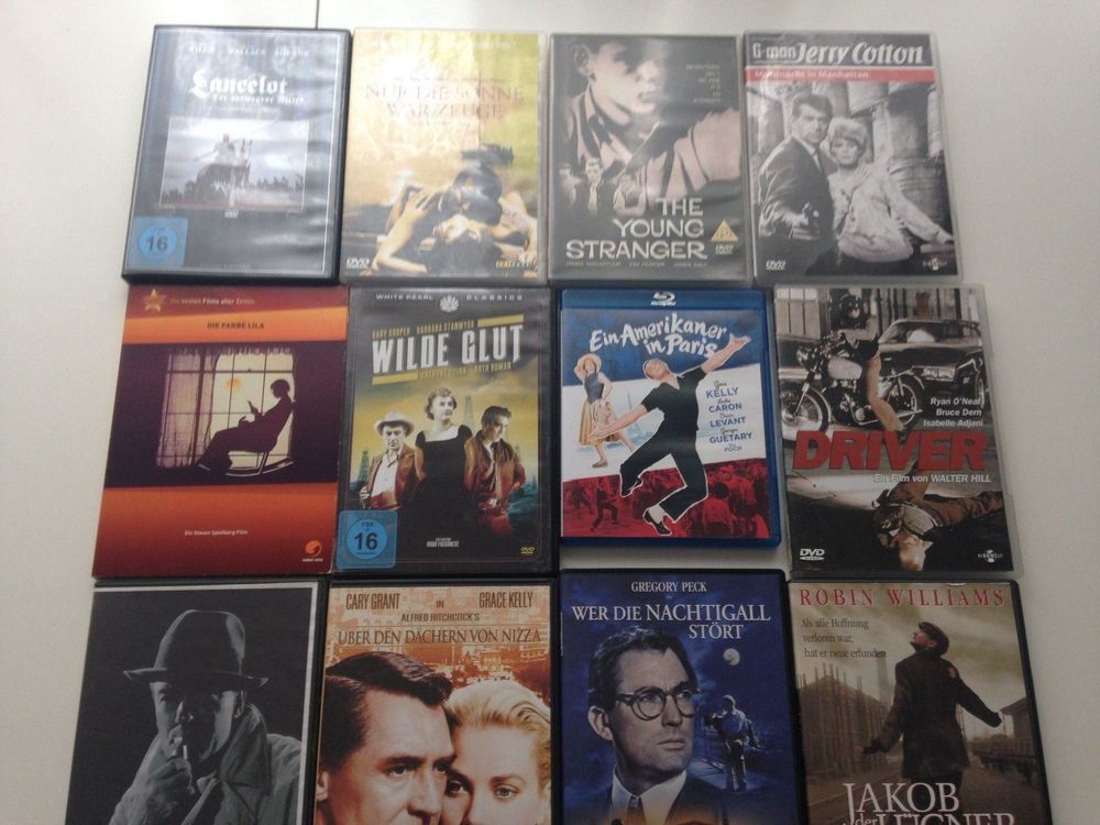 DVD SAmmlung, 12 DVDS, Klassiker (Gebraucht) in Birsfelden für CHF 29 – mit Lieferung auf ...