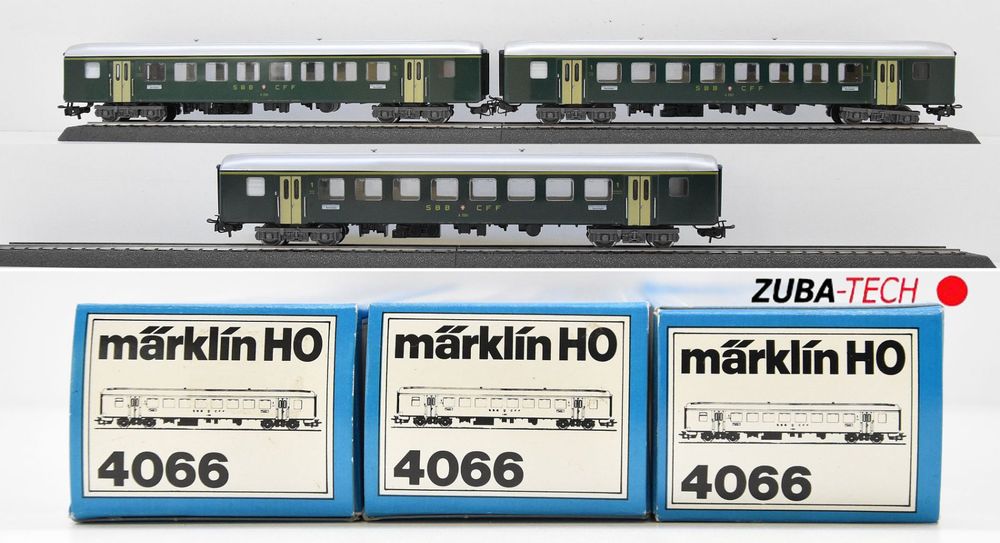 Märklin 4066 3x EW II Personenwagen SBB H0 GS mit OVP (Gebraucht) in St. Gallen für CHF 58 – mit ...