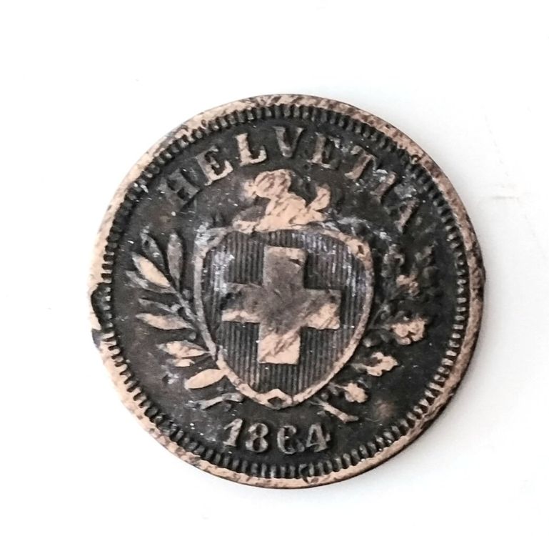 RARO 1 centesimo 1864 da 1 fr ! | Kaufen auf Ricardo