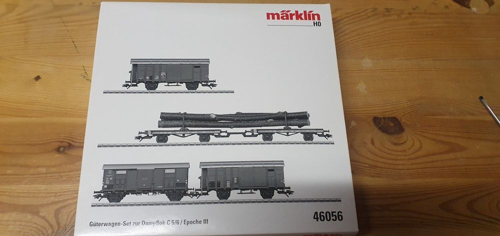 MÄRKLIN: SBB GÜTERWAGEN-SET 46056 TOP/OVP (Gebraucht) in Biglen für CHF ...