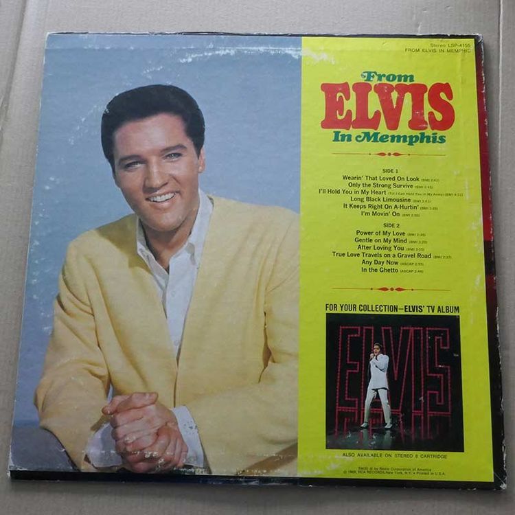 Elvis Presley - From Elvis In Memphis - US 1969 - to VG++ | Kaufen auf ...