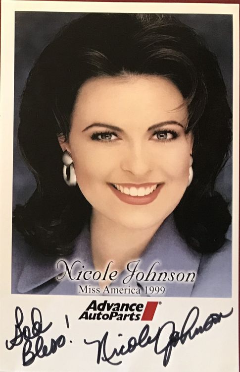 Nicole Johnson Miss America Autogramm signiert Foto 13x18cm | Kaufen ...