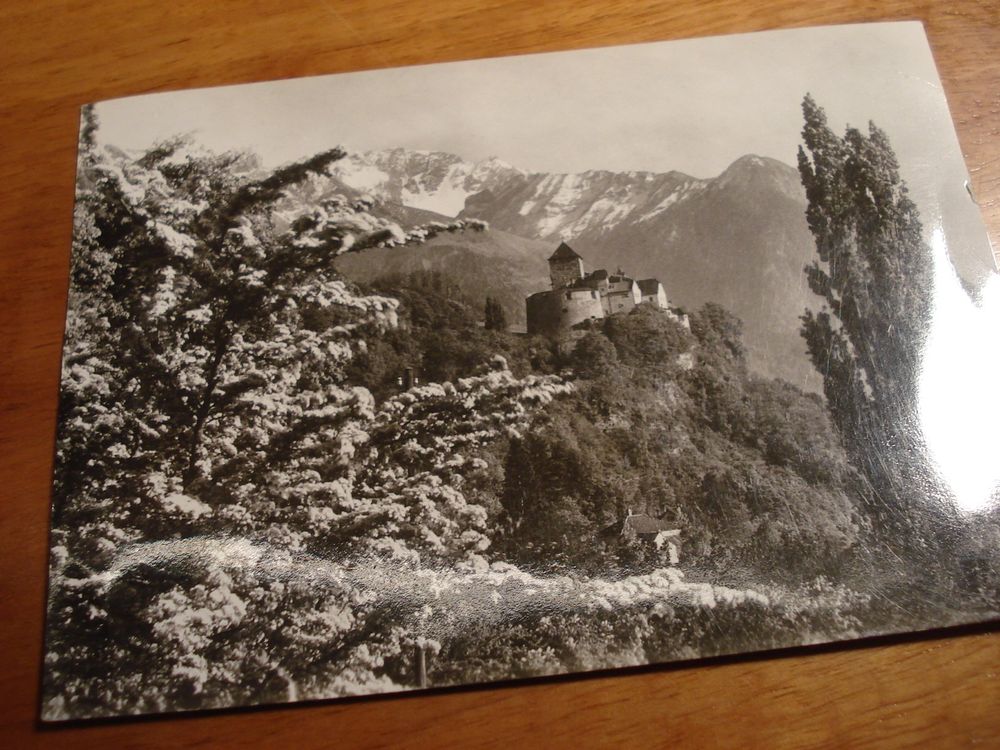 Fürstentum Liechtenstein , SChloss Vaduz, 1959, gelaufen (Gebraucht) in Niederwil AG für CHF 1 ...