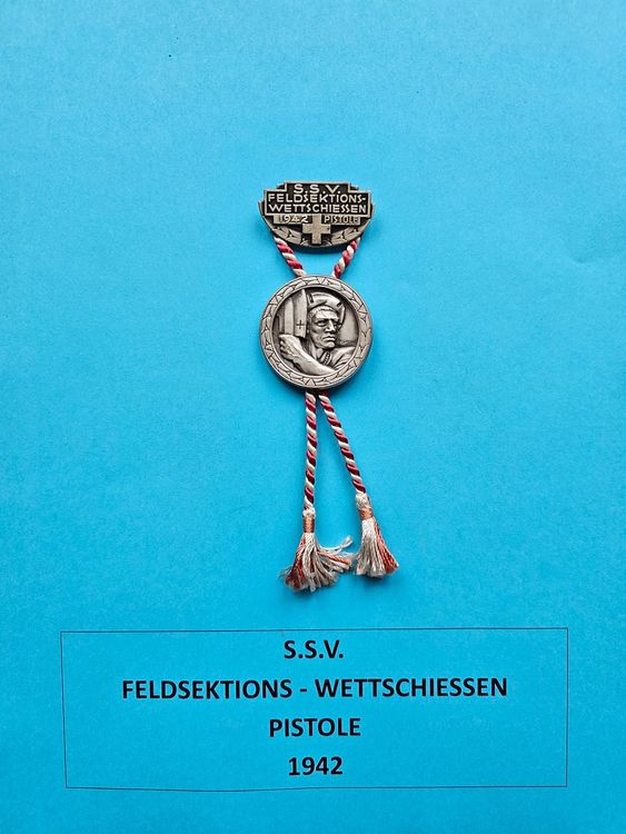 Schützenabzeichen Kranzabzeichen Medaillen Schweiz 1942 P (Gebraucht) in Ermatingen für CHF 7.7 ...