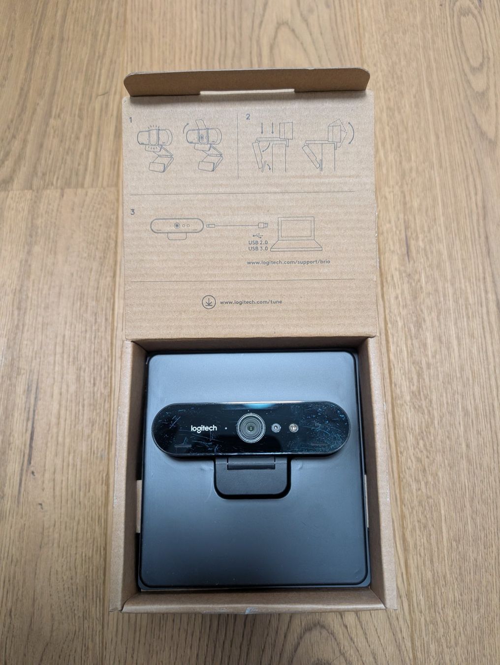 Logitech Brio Ultra HD (4K) Webcam, Windows Hello fähig (Gebraucht) in ...