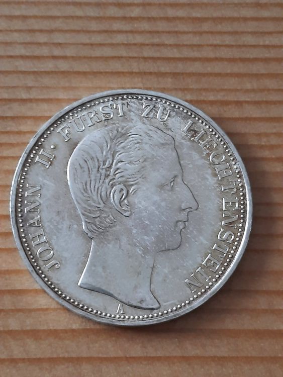 FL-Vereinsthaler Nachprägung 1966 / 18,5 gr. Silber gem.Bild (Gebraucht) in Oberuzwil für CHF 26 ...