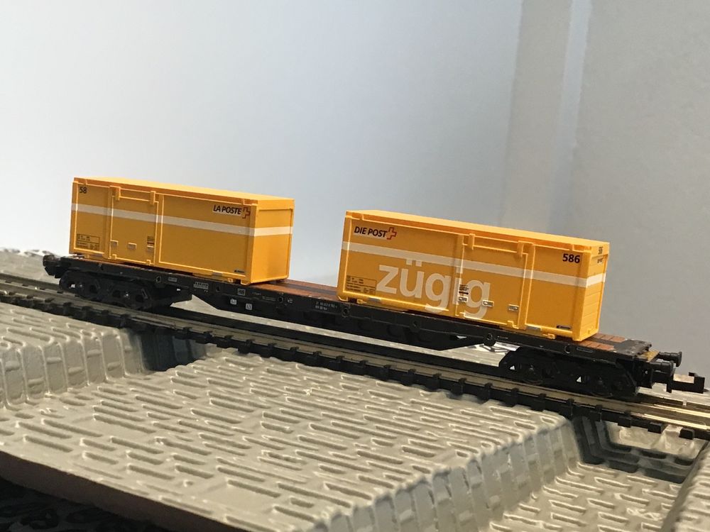 Minitrix SBB Containerwagen Post, N (Gebraucht) in Männedorf für CHF 24 ...
